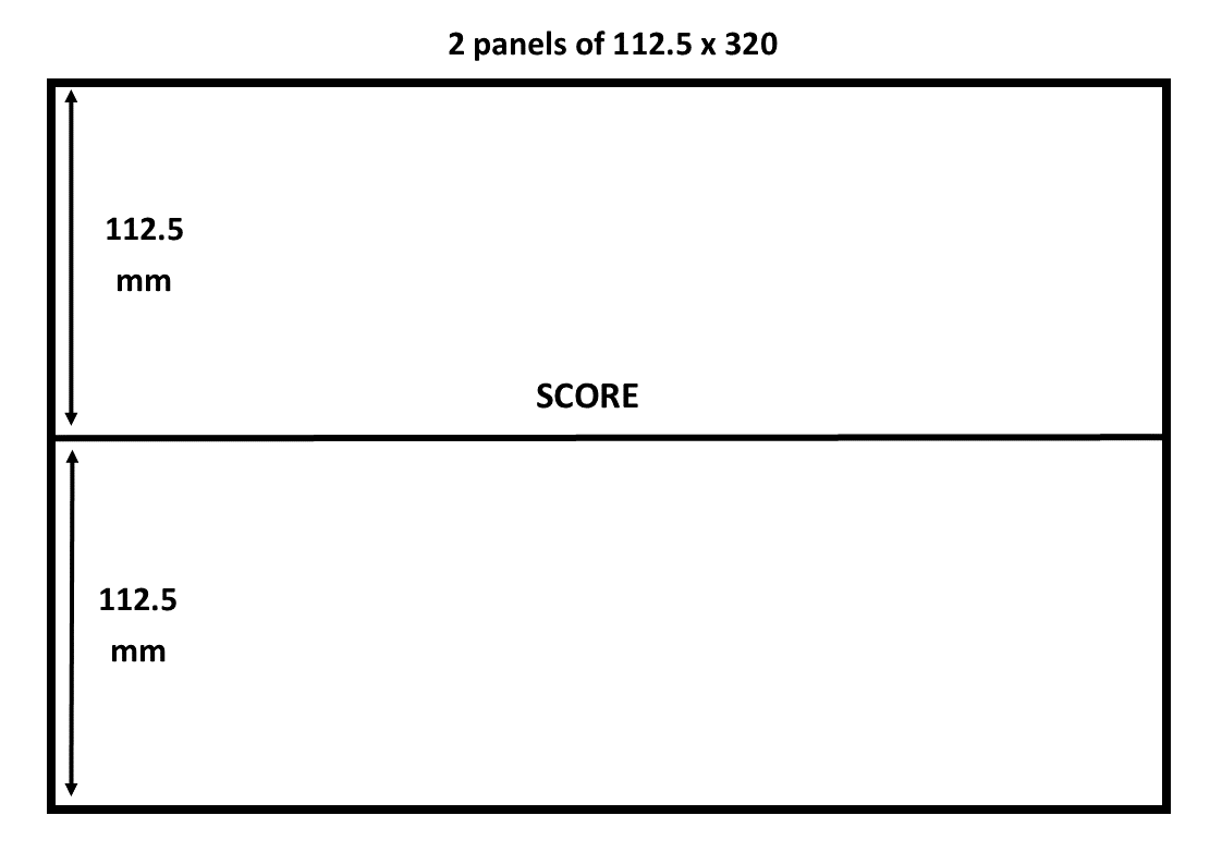 SCORED - HALF FOLD LONG WISE - SRA4 250gsm ELEMENTS FIRE SMOOTH 2 Side ...