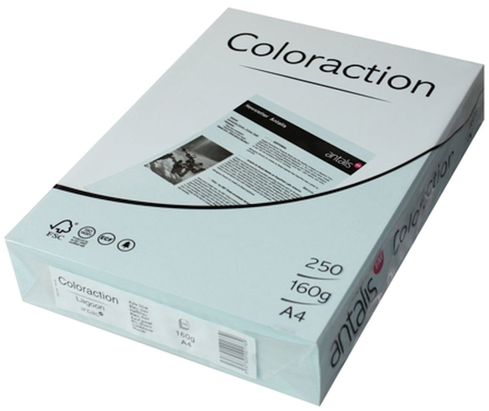 500 sheets A4 IMAGE COLORACTION 297 x 210mm 100gsm various colours ...
